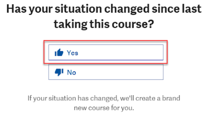 How to Retake a Course – Enrich Support