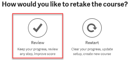 How to Retake a Course – Enrich Support